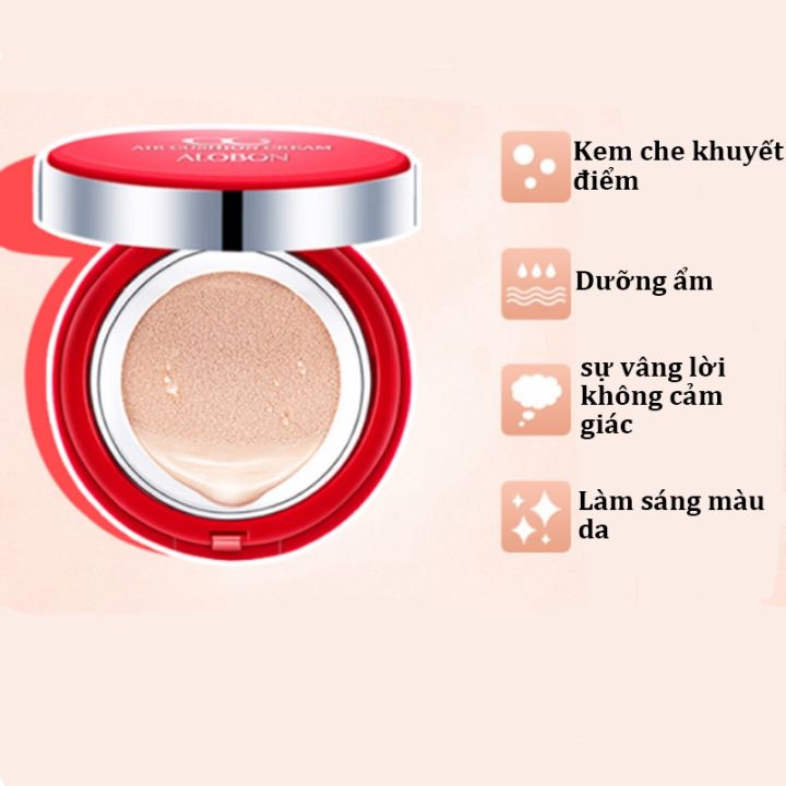 ALOBON Phấn nước CC Cream vẻ đẹp của hoa sen tuyết Kem che khuyết điểm ...