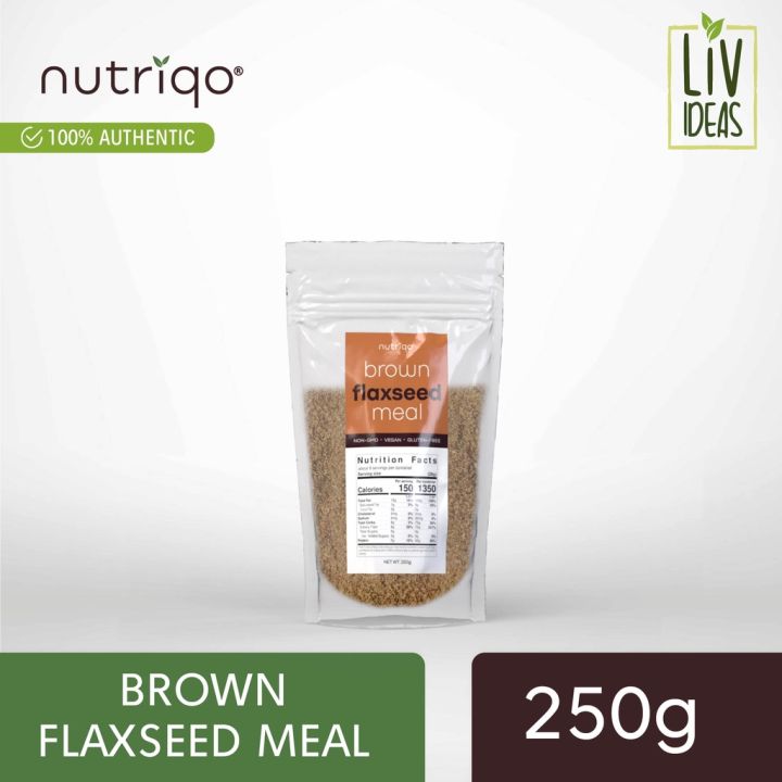 Nutriqo Ground Flax Seed (Flaxseed) Meal 250g | Lazada PH