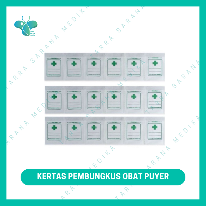 Kertas Puyer/Kertas Puyer Press/Pembungkus Obat Puyer pack 1200 Kantong | Lazada Indonesia