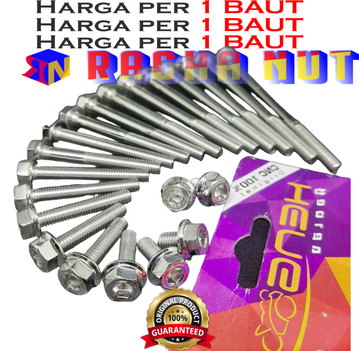 Baut Drat 10 Probolt Kunci 10 Halus Stainless Steel Ori HENG Thailand M6 | Lazada Indonesia