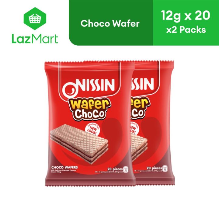 Nissin Choco Wafer 12g x 20 - Pack of 2 | Lazada PH