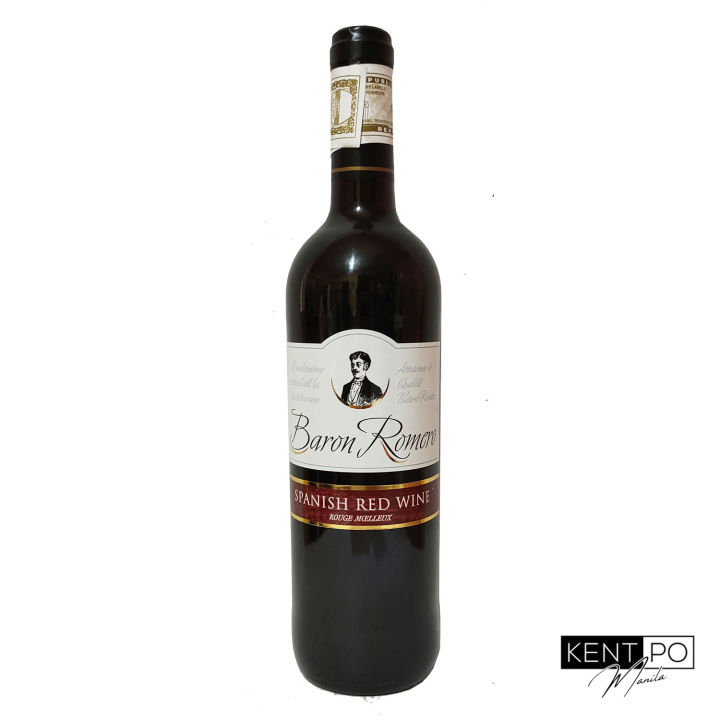 RED WINE IMPORTED BARON ROMERO SPANISH RED WINE 10.5% VOL 750ML | Lazada PH
