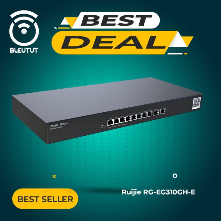 Ruijie Reyee RG-EG310GH-E Rackmount 10-port Gigabit Cloud Managed router | Lazada PH