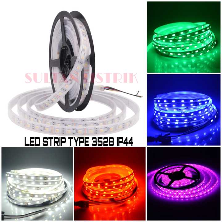 LAMPU LED STRIP (MATA KECIL) 60 DAN 120 MATA LED 3030 2835 DC 12V 1ROLL ...