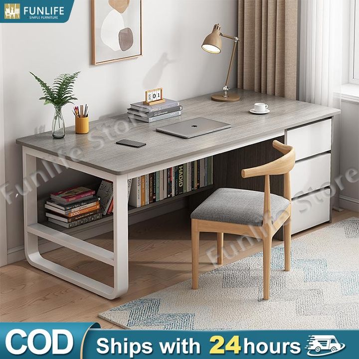 【Compensation For Damage】Computer Table With Drawer Study Table With ...