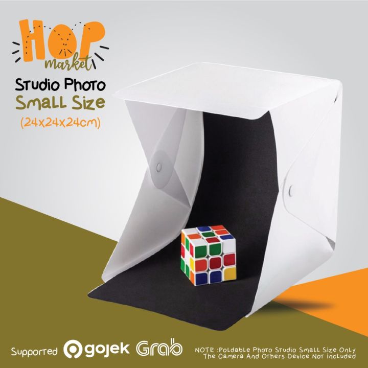 Mini Photo Studio Box Folding Kotak Tempat Foto Portable with LED ...