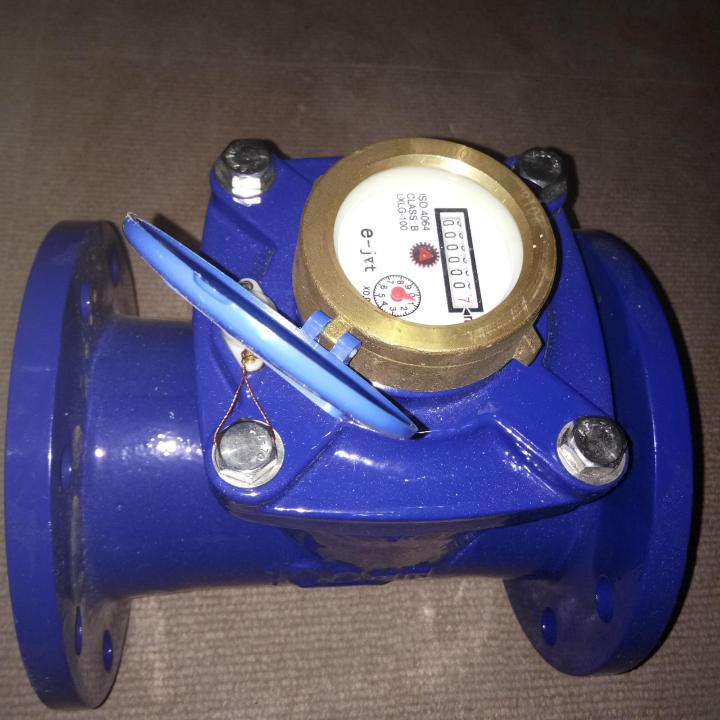 E- jet brand Water Flow Meter Heavy Duty 10bars Cast Iron body 100mm 4 ...
