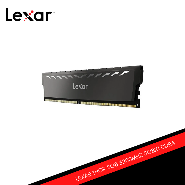 Lexar Thor 8GB 3200MHZ 8GBX1 DDR4 LD4BU008G-R3200GSXG | Lazada PH