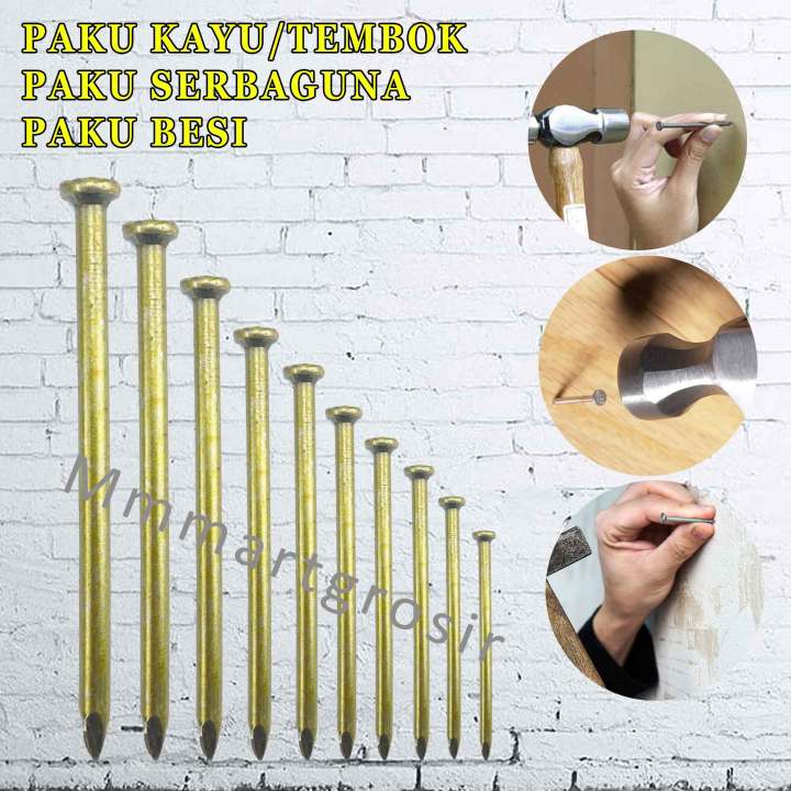 Paku Kayu / PakuTembok / Paku Besi / Paku Serbaguna | Lazada Indonesia