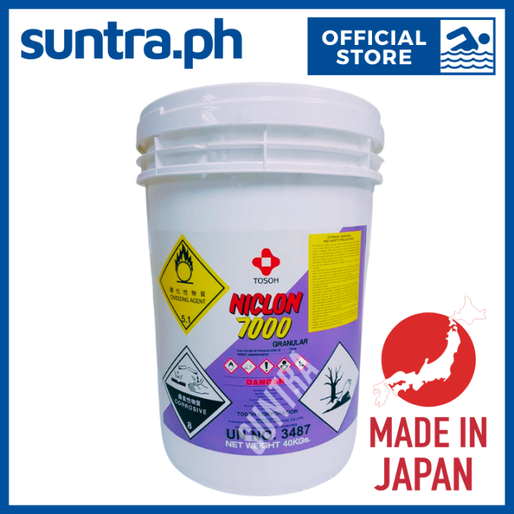 Japan Chlorine for Swimming Pools Niclon Daichichlon Hichlon Starchlon ...