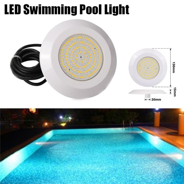 108 LED DC 12V Underwater Submersible Swimming Pool Light Night Lamp Waterproof ip68 Outdoor ...