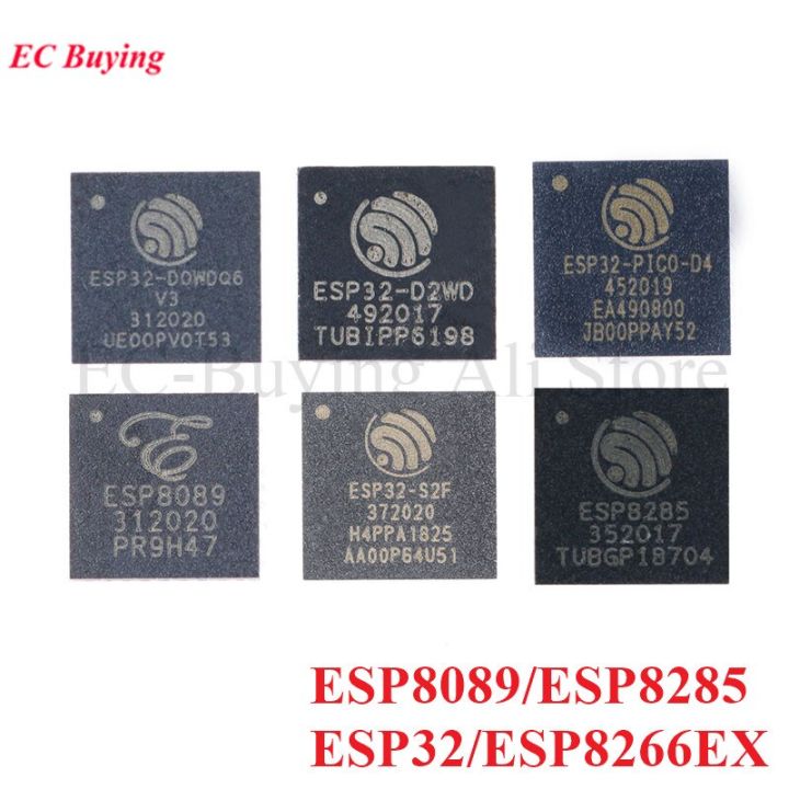 2 Chiếc Chip Ic Wifi Esp8266 Esp32 Esp32 D0wdq6 Esp8285 Esp32 D0wd V3 9873