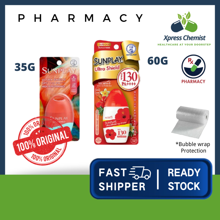 MENTHOLATUM SUNPLAY ULTRA SHIELD 130 SPF 50 PA+++ 35G | 60G | Lazada