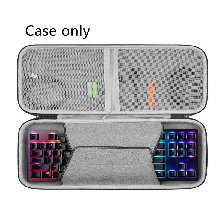 Geekria Tenkeyless TKL Keyboard Case, Hard Shell Travel Carrying Bag ...