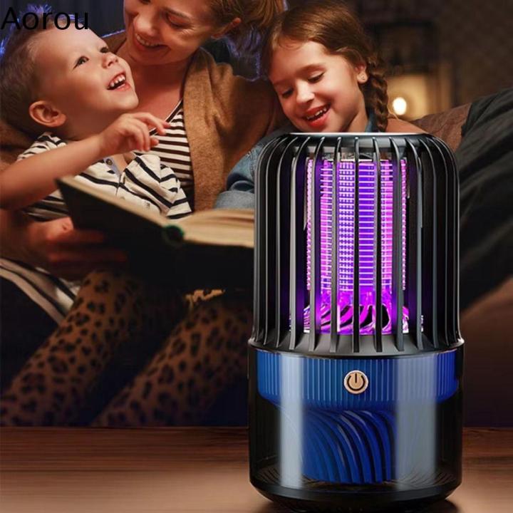 AOROU USB Rechargeable UV Lamp Mosquito Killer 4in1 Function Efficient ...