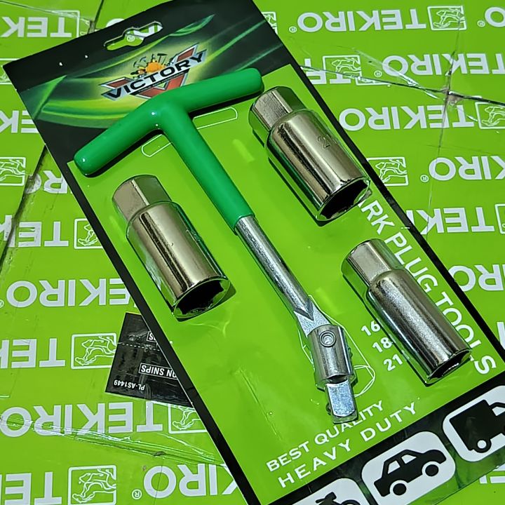 Victory Kunci Busi Set 3 Mata Kunci Busi Double 16 18 Dan 21 Mm Sok ...