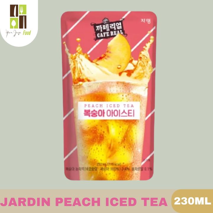 Jardin Peach Iced Tea / Minuman Teh Rasa Peach / Teh Instan Korea 230ml ...
