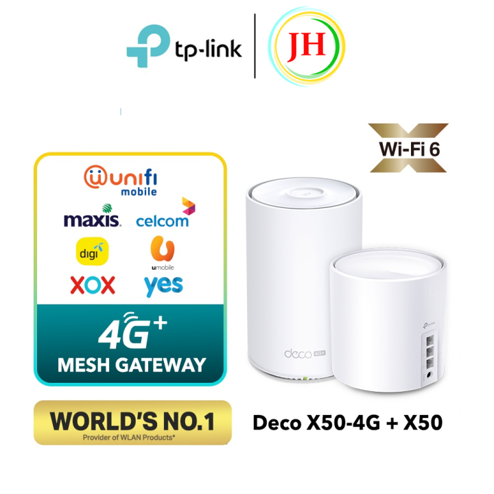 TP-Link AX3000 4G+ LTE Modem Direct Sim Card Mesh Router( Whole Home ...