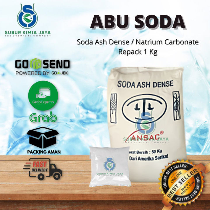 Soda Ash / Abu Soda / Natrium Karbonat / Na2CO3 / 1 KG | Lazada Indonesia