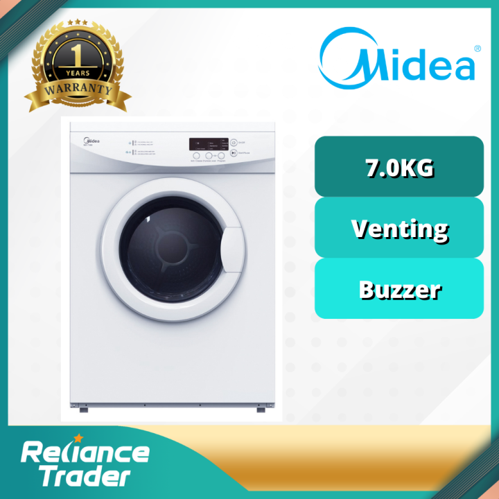 Midea 7.0KG Vented Dryer MD-7388 / Faraday 8KG Clothes Dryer FCD-909E / Morgan TUMBLE DRYER (7KG ...