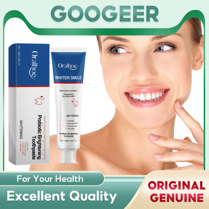 Oralhoe Probiotic Toothpaste Brightening And Deep Cleaning Toothpaste ...