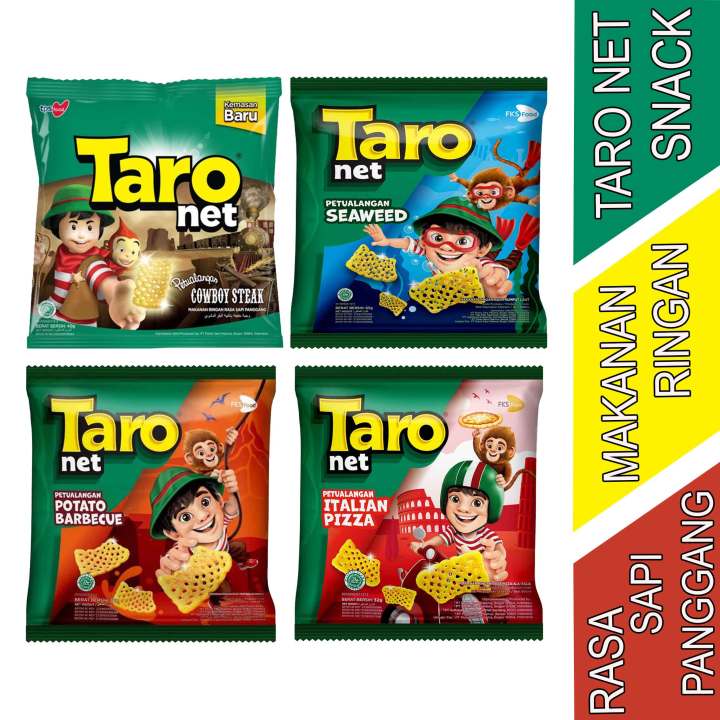 Snack Varian Rasa - Taro Net Pertualangan - Snack Chiki Ringan | Lazada Indonesia