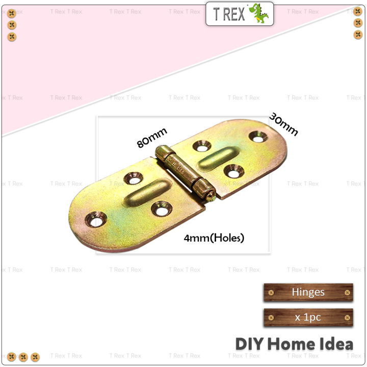 T Rex DIY Round Flap Hinge for Cabinet Drawer Door Window Furniture ...