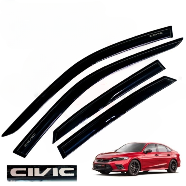 Honda Civic Rain Visor 2021-2023 Model/11th Generation/Rain Blocker/Sun Visor/Rain Gutter ...
