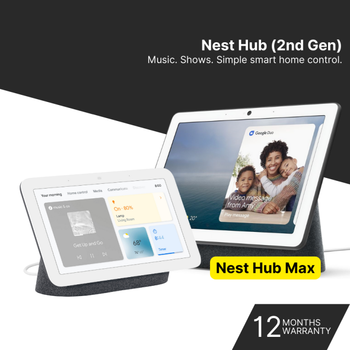 Google Nest Hub (2nd Gen) | Digital Photo Picture Frame and Smart Home ...