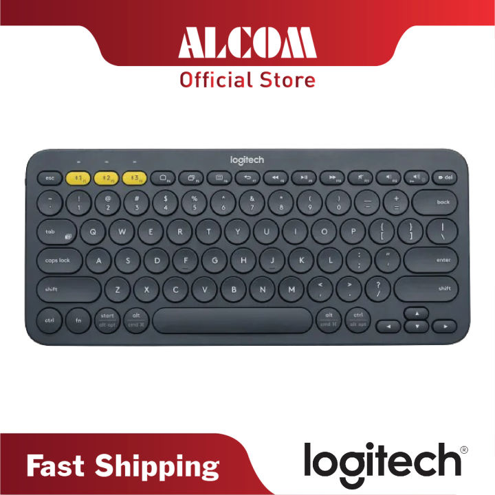 LOGITECH K380 Multi-Device Wireless Keyboard with Bluetooth Connect ...