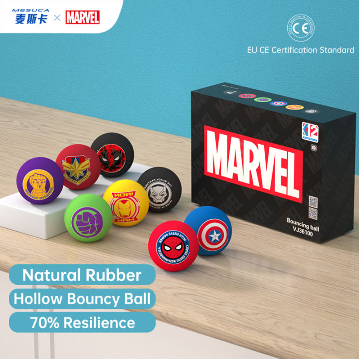 Mesuca Marvel Hero Blind Box Mini Bouncy Ball Hollow Gum Ball Children ...