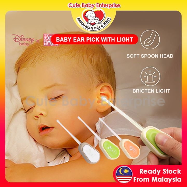 Baby / Kids / Adult Ear Pick Ear Digger With LED Light Flashlight ...