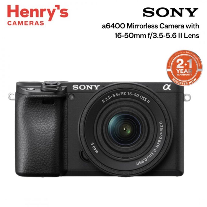 Sony Alpha A6400 Body or with 16-50mm Lens Kit Black Mirrorless Digital Camera - Henry's Cameras ...
