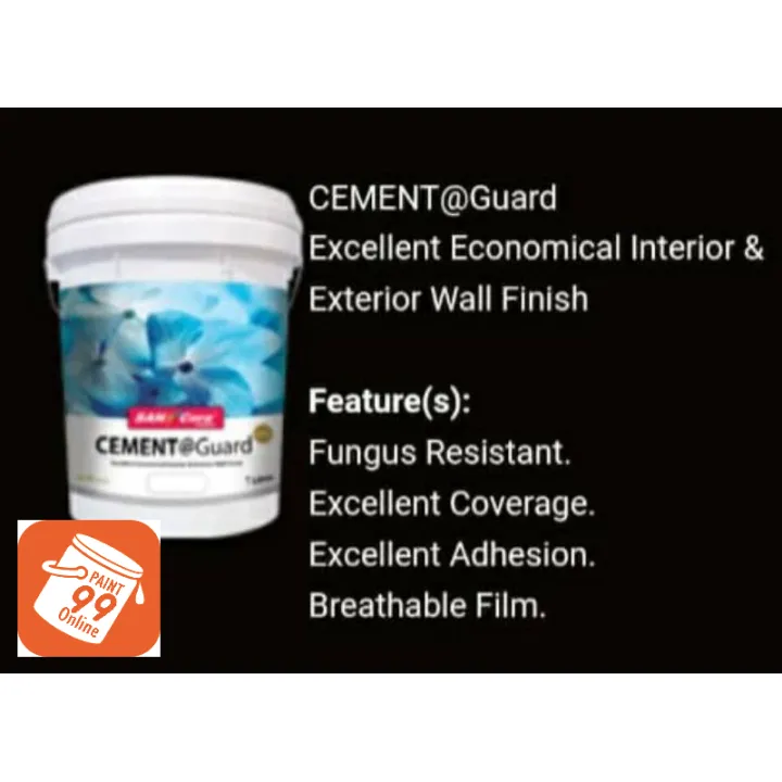 SANCORA CEMENT@GUARD 7L INTERIOR WALL EMULSION PAINT / CAT KAPUR ...