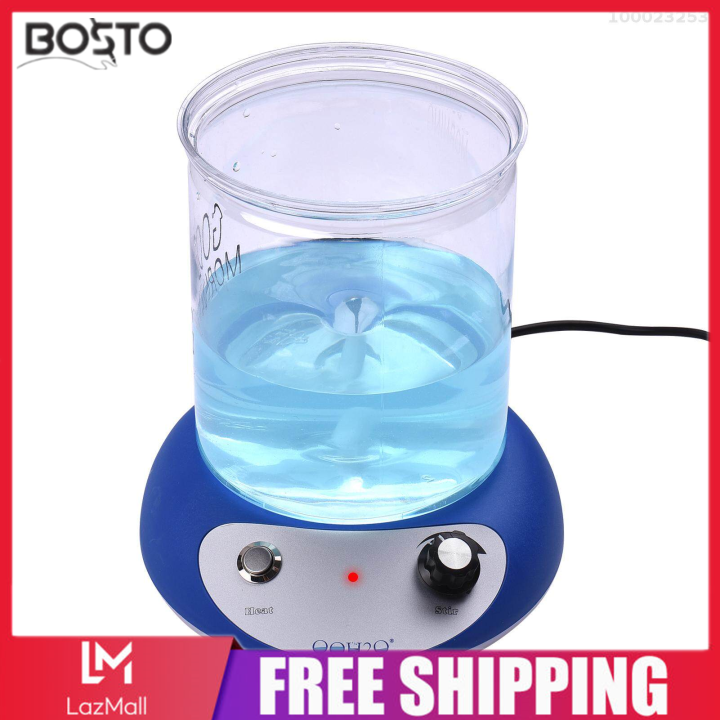 BOSTO Mini Mag-netic Stirrer Hot Plate Mixer Heating Stirring Machine ...