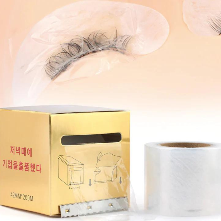Eyelash Transparent Plastic Wrap Permanent Eyebrow Wrap Film Tattoo ...