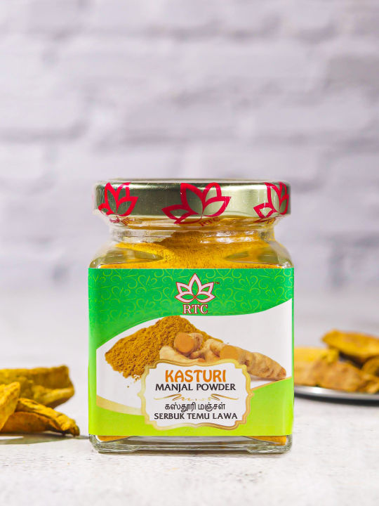 RTC KASTURI MANJAL POWDER - SERBUK TEMU LAWA RTC ( PACKING : 50G ...