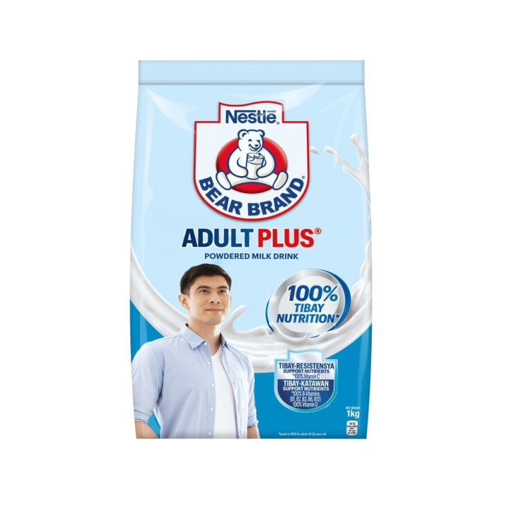 Bear Brand Adult Plus Milk Powder 1Kg | Lazada PH