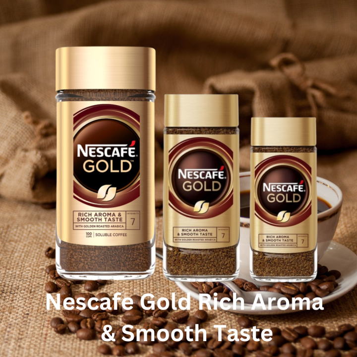 Nescafe Gold Rich Aroma& Smooth Taste 50/100/200g | Lazada