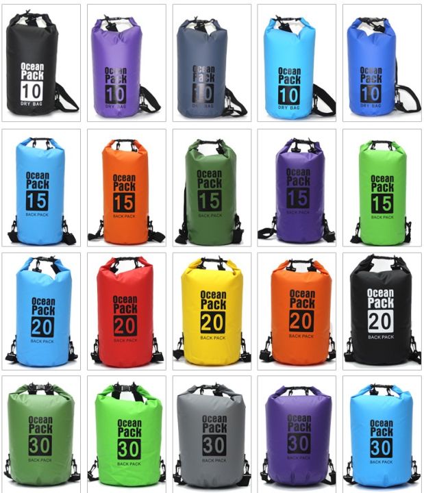 Dry Bag (2L 3L 5L 10L 15L 20L 30L) Ocean Pack Waterproof Bag Sports Bag Outdoor Bag Water Sports ...