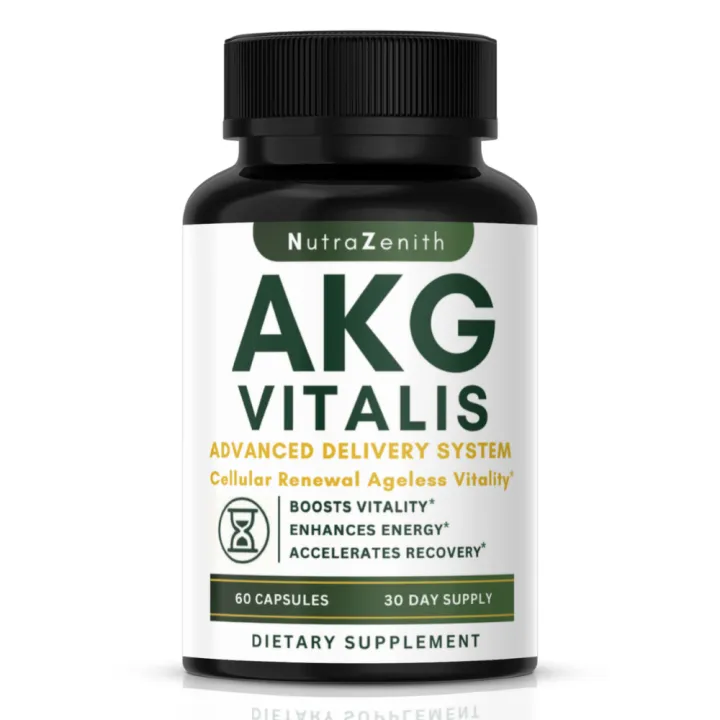 AKG Anti-Aging & Energy Boost Supplement with Vitamin B6, Vitamin C & L ...