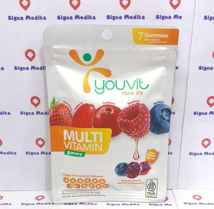 Youvit Multivitamin Gummy Dewasa Sachet | Lazada Indonesia