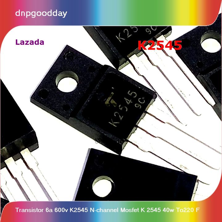 transistor 6a 600v k2545 n-channel mosfet k 2545 40w to220 f | Lazada ...