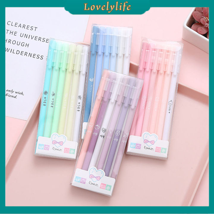 Lovelylife🔥 Pena Gel Warna Morandi Vintage Series Fountain Pen Set Alat ...