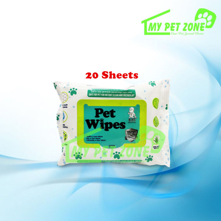 Dr Pets Wet Tissue / Pet Wipes (Dog & Cat) 20PCS | Lazada