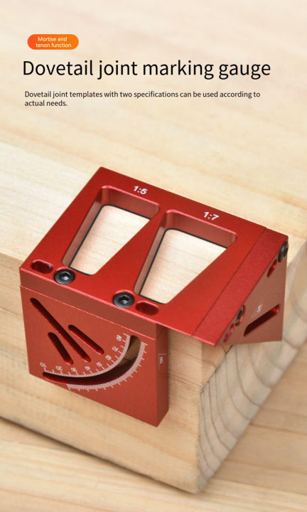 Black 3D Woodworking Marking Ruler Scriber Scribe Mark Line Gauge ...