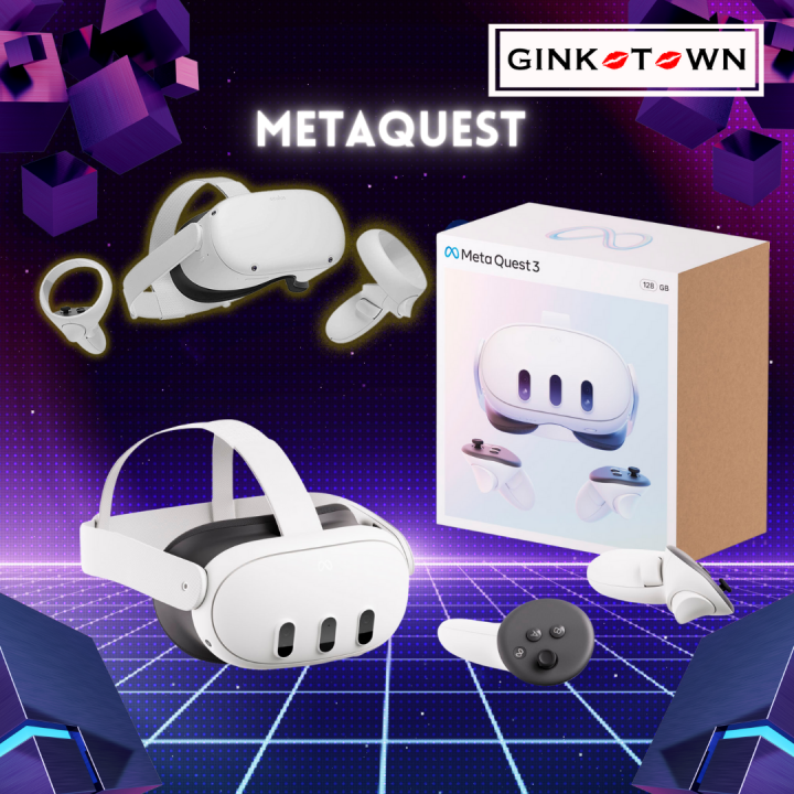 กทมมีส่งด่วน 1 ชม. META Quest 3 128-512 GB All-In-One Virtual Reality Headset (VR) - White ...