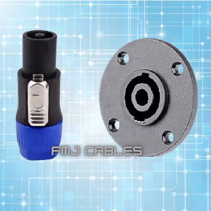 Speak ON Connector 4 pins Speakon Terminal Heavy Duty Male Speakon ...