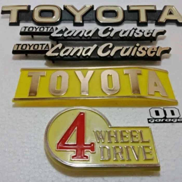Emblem Set Toyota Hardtop 2F Land Cruiser FJ40 BJ40 Series | Lazada ...