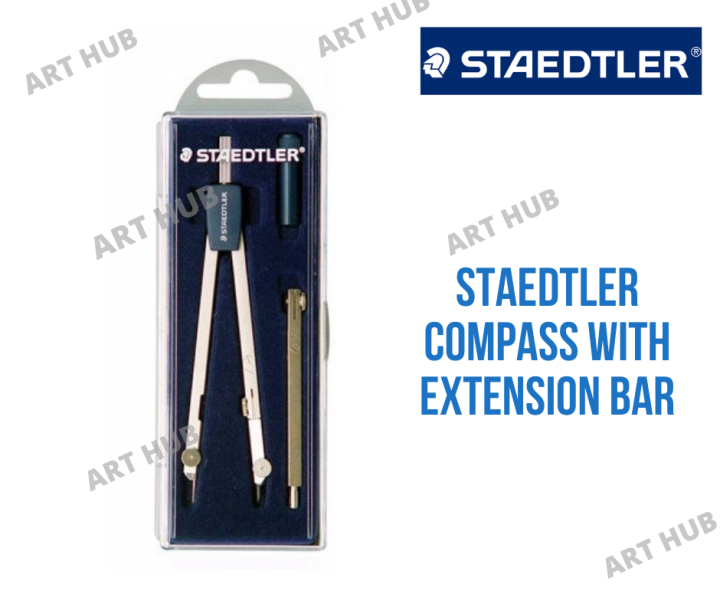ART HUB - STAEDTLER Mars Precision Compass Set With Lead, Needle ...